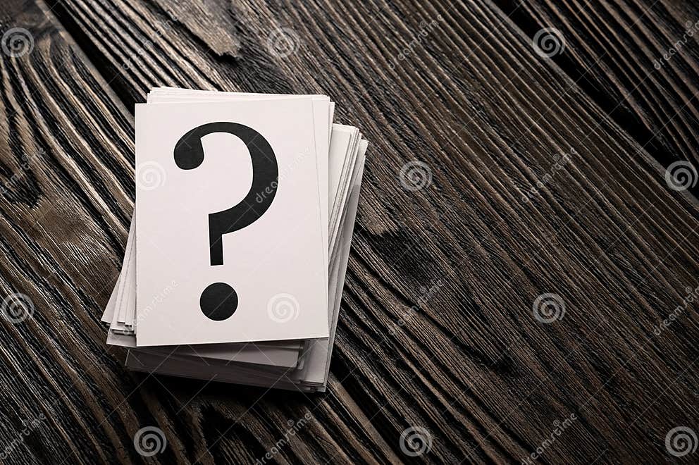 Stack of question marks stock image. Image of plank - 121057201