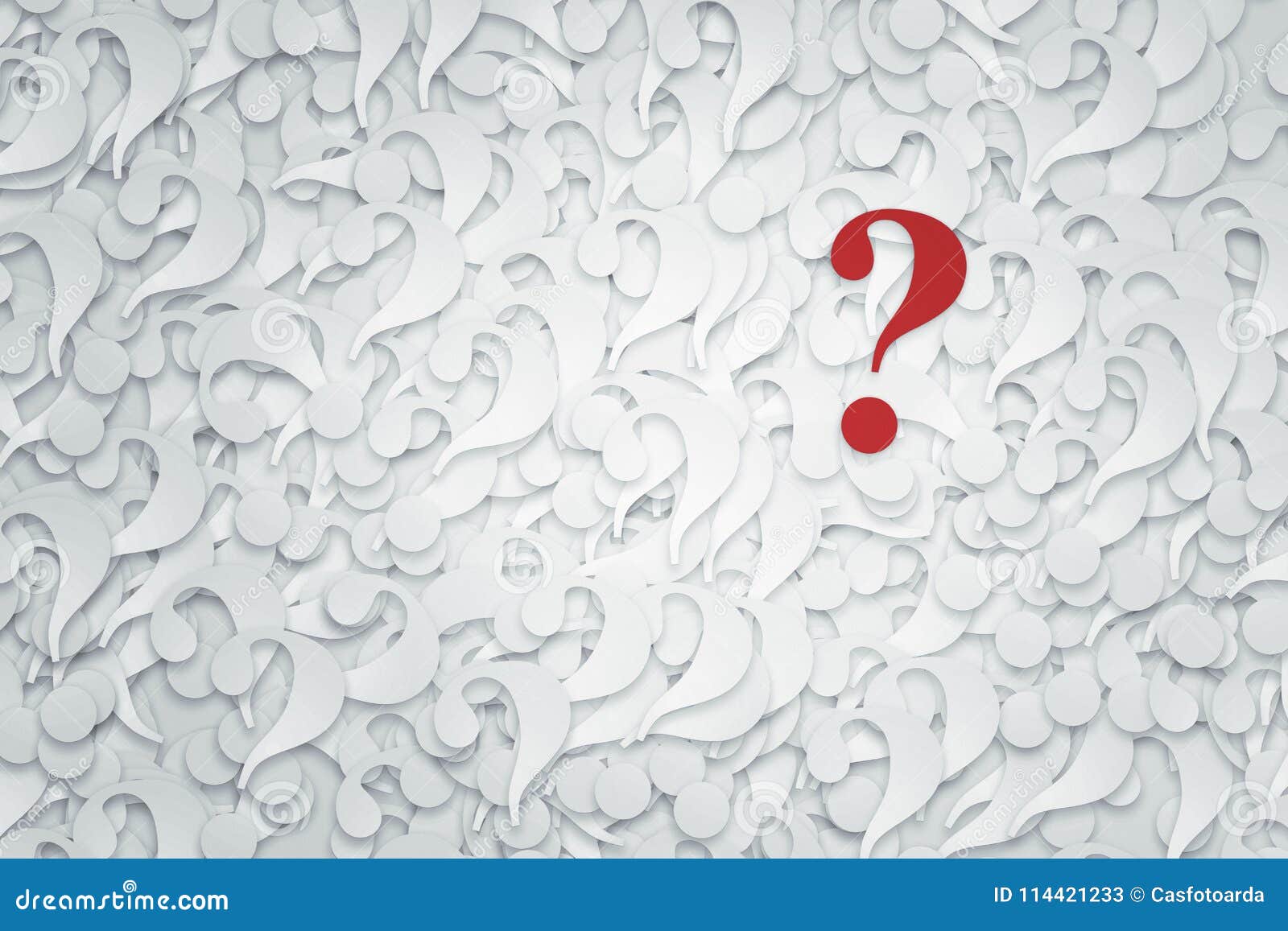 Stack of Question Marks on a White Background. Stock Illustration ...