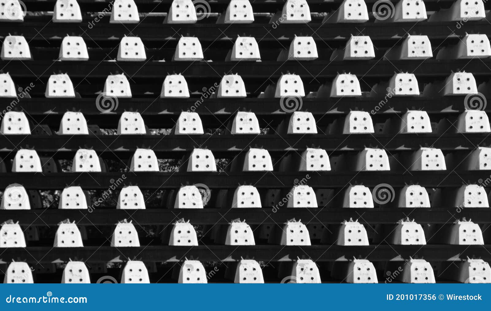 Stack of railway sleepers stock photo. Image of locomotive - 201017356