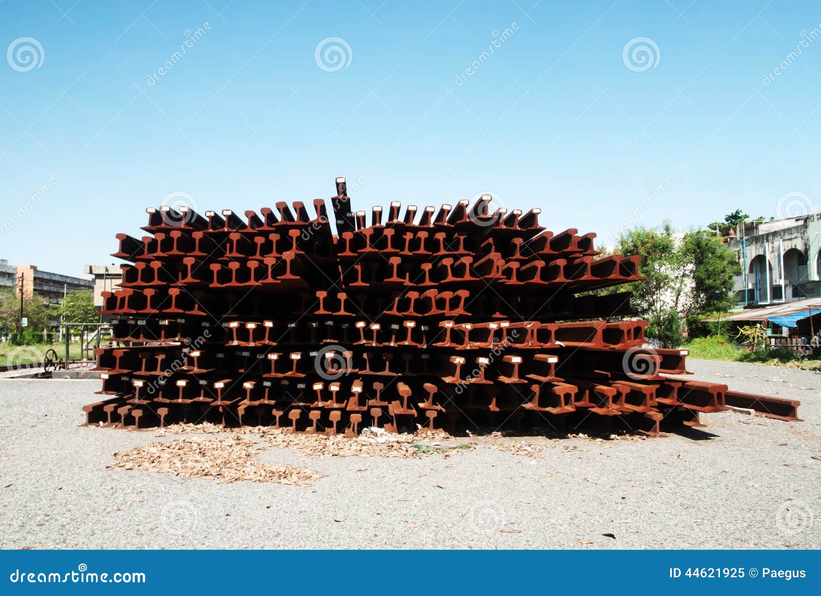 Stack Of Railway Tracks Royalty-Free Stock Photo | CartoonDealer.com ...