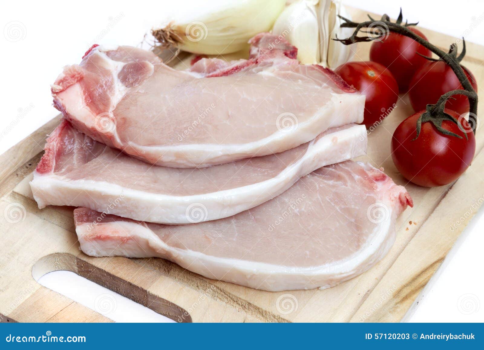 Stack of raw beef steaks stock image. Image of lunch - 57120203