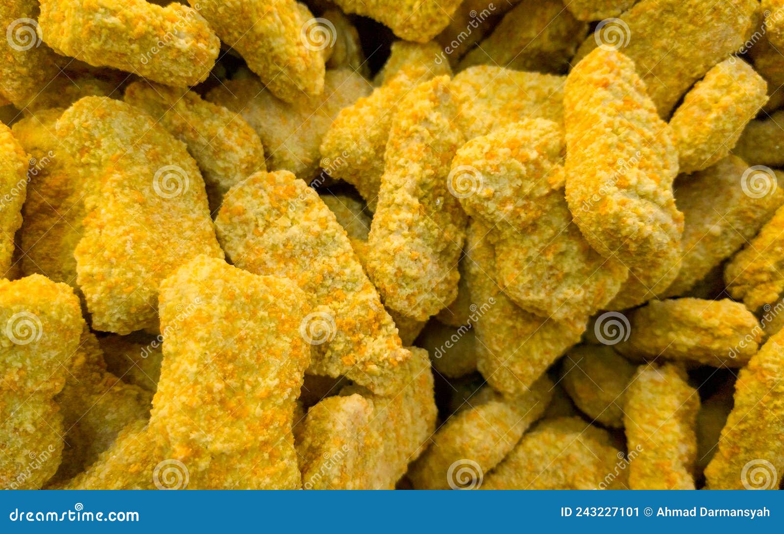 Stack of Raw Chicken Nuggets Stock Image - Image of nuggets, shop ...