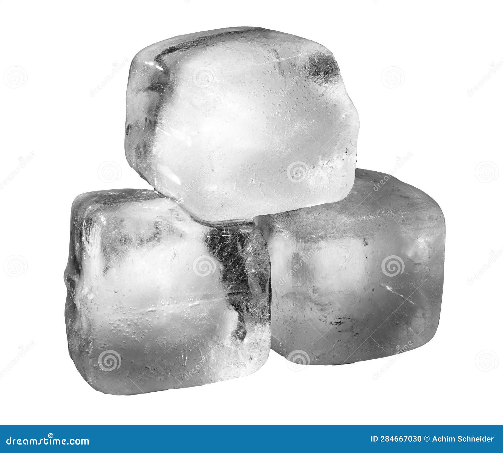 Stack of Real Ice Cubes Transparent As PNG Stock Photo - Image of white ...