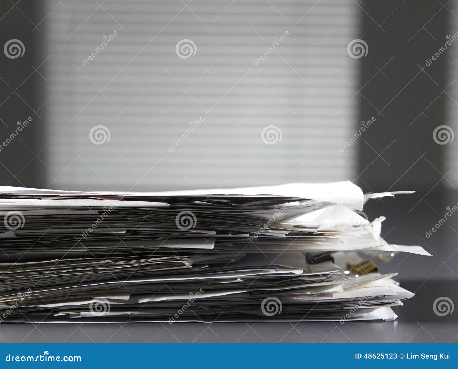 Stack of receipt stock image. Image of desk, pile, cost - 48625123