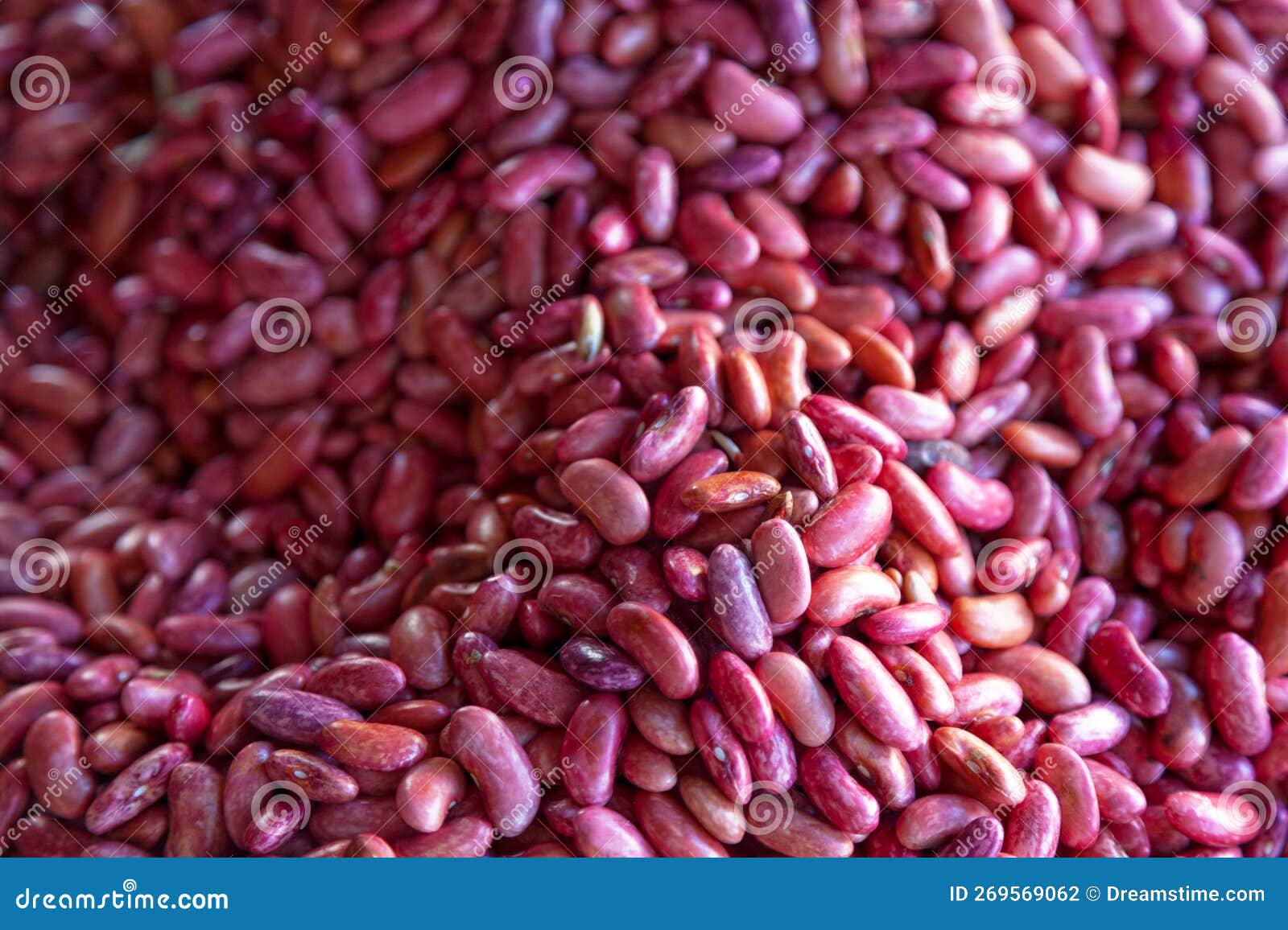 Stack Of Beans On A White Background With Light And Shadow Royalty-Free ...