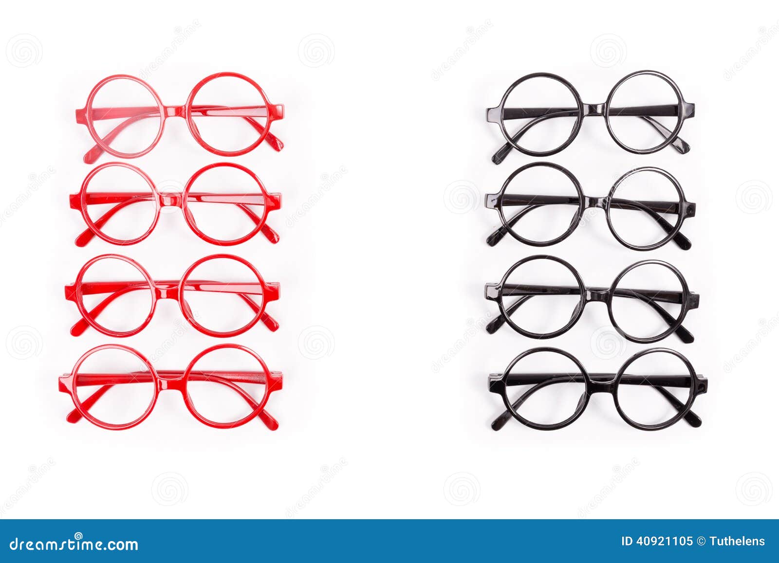 Stack of Red and Black Glasses Stock Image - Image of home, house: 40921105