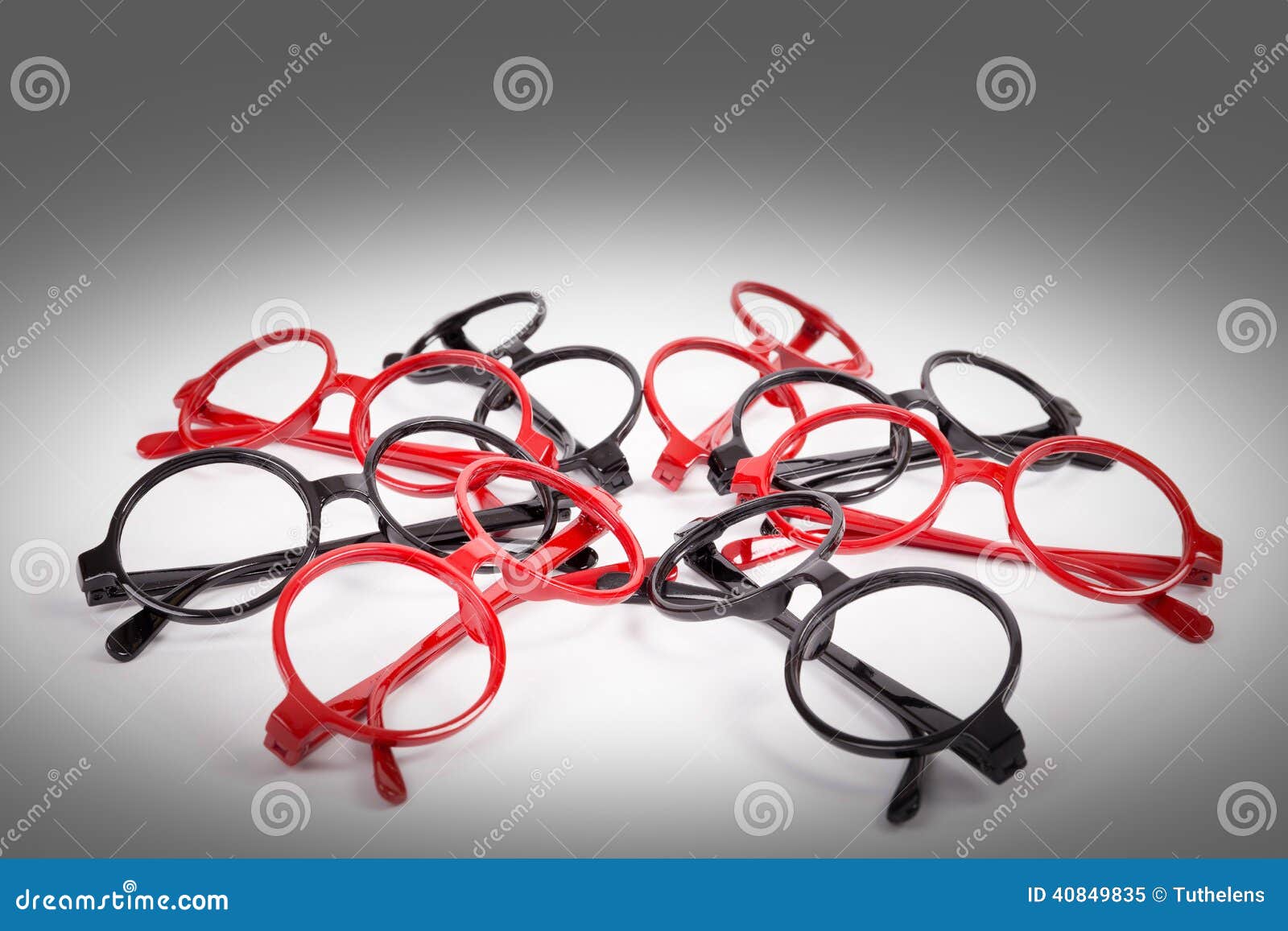 Stack of Red and Black Glasses Stock Image - Image of protection ...