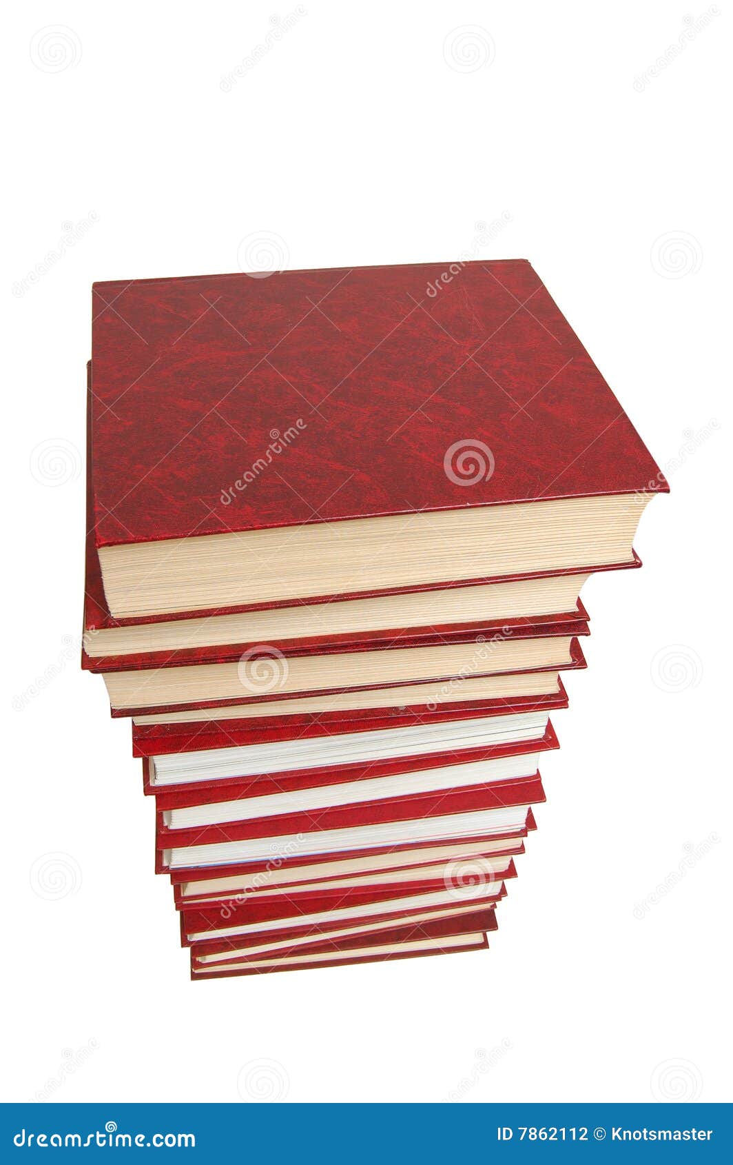 Stack of the red books stock photo. Image of bound, covers - 7862112