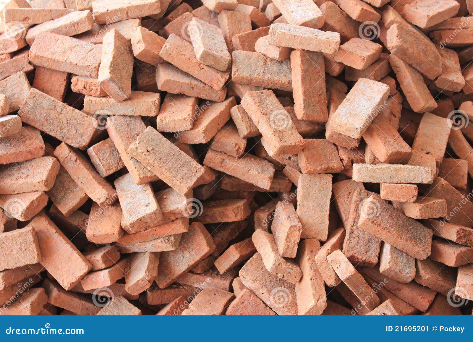 Stack of red brick stock image. Image of pieces, material - 21695201