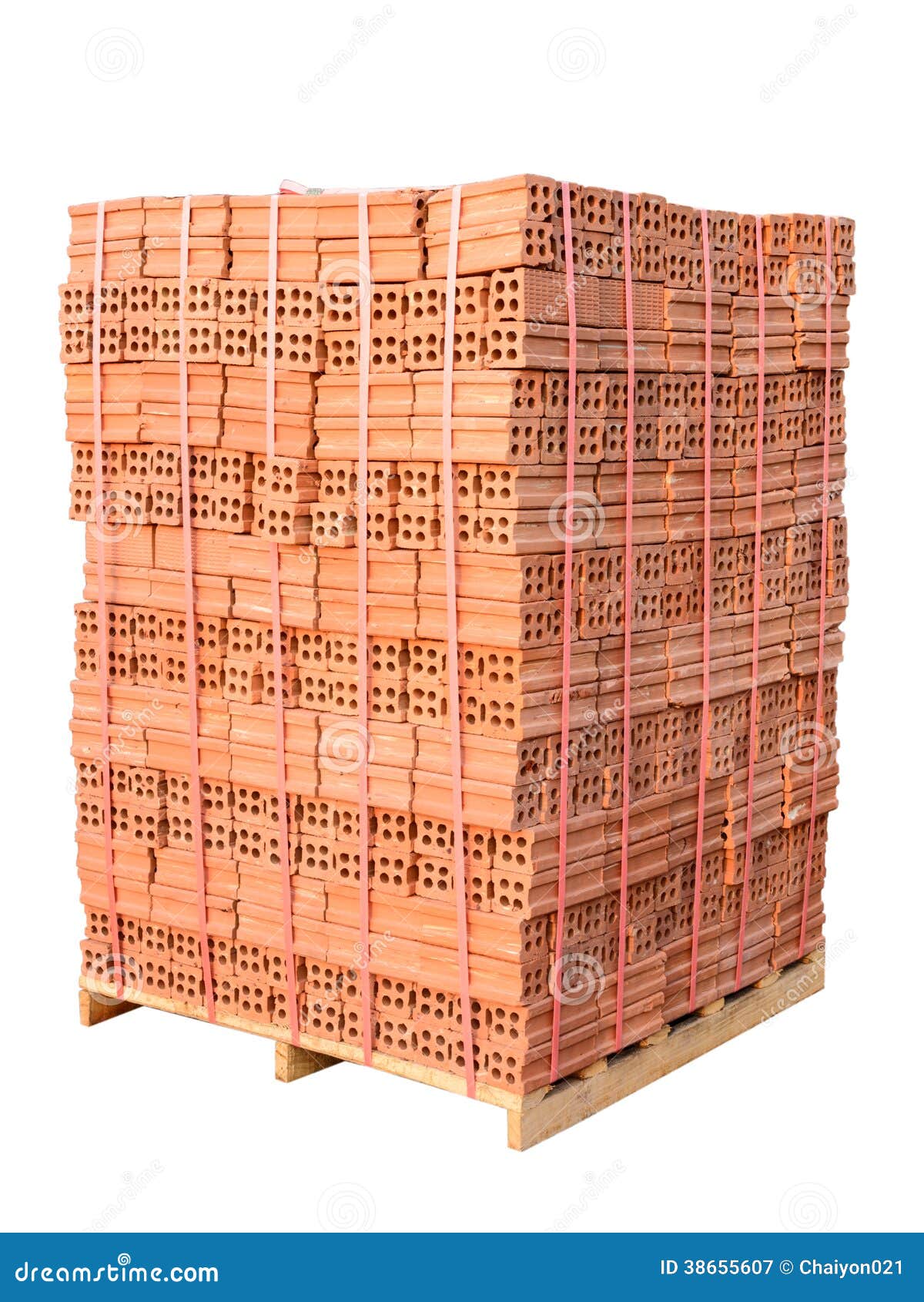 Stack red brick stock image. Image of masonry, stacked - 38655607