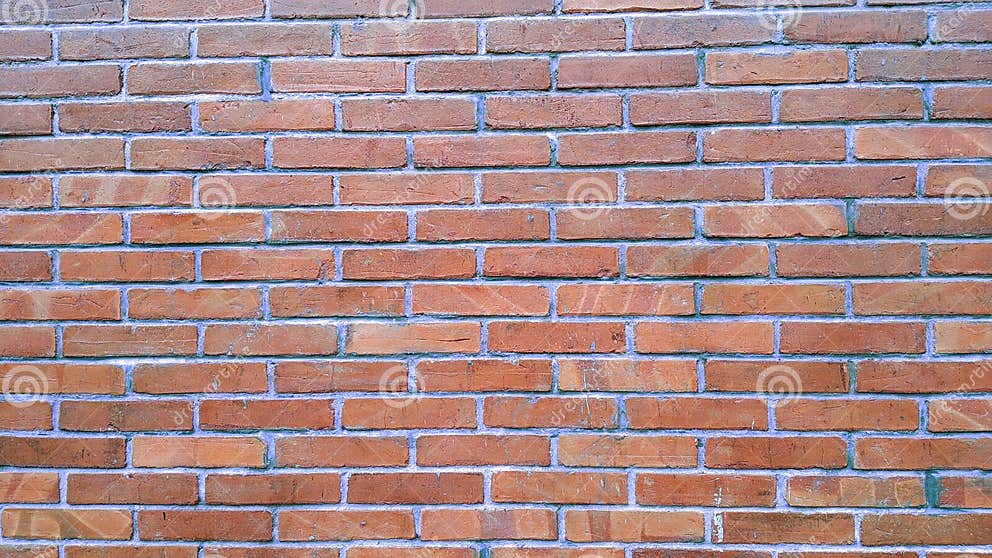 Stack of Red Bricks Neatly Arranged in Building Construction Stock ...