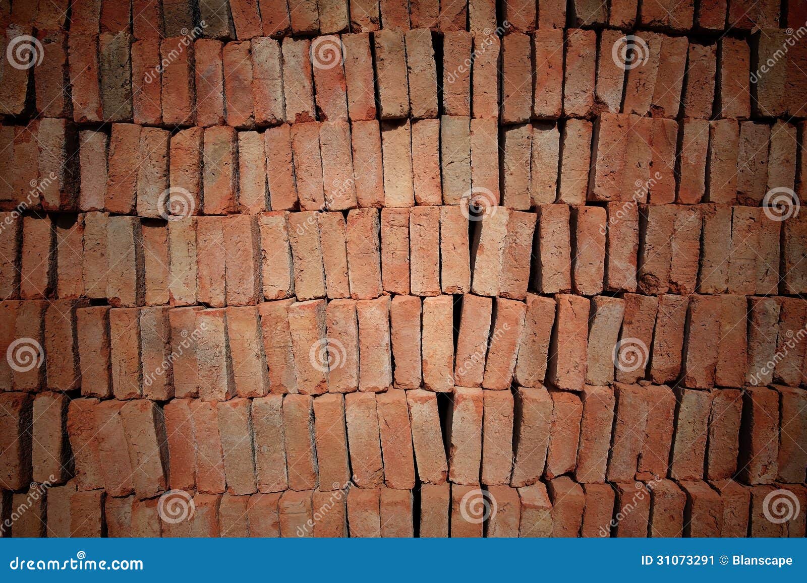 Stack of red bricks stock image. Image of outdoor, activity - 31073291