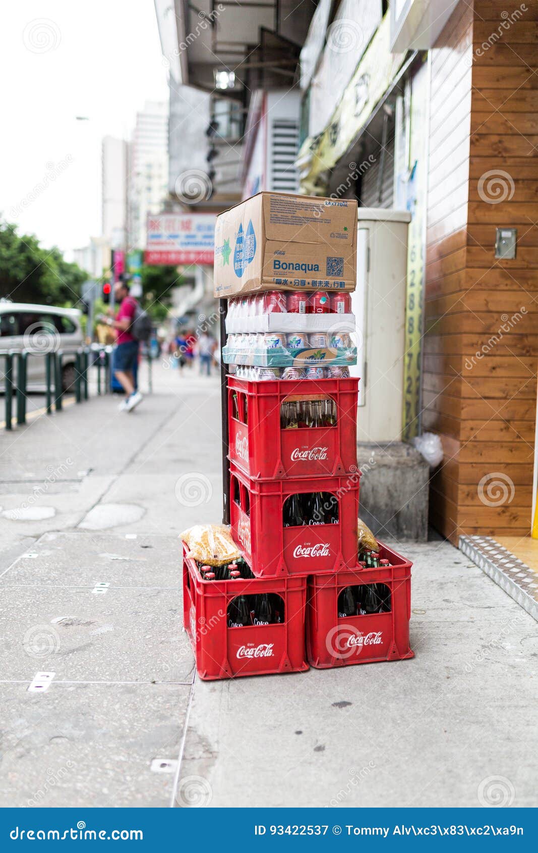Stack of Red Coca Cola Crates Editorial Photography - Image of soft ...