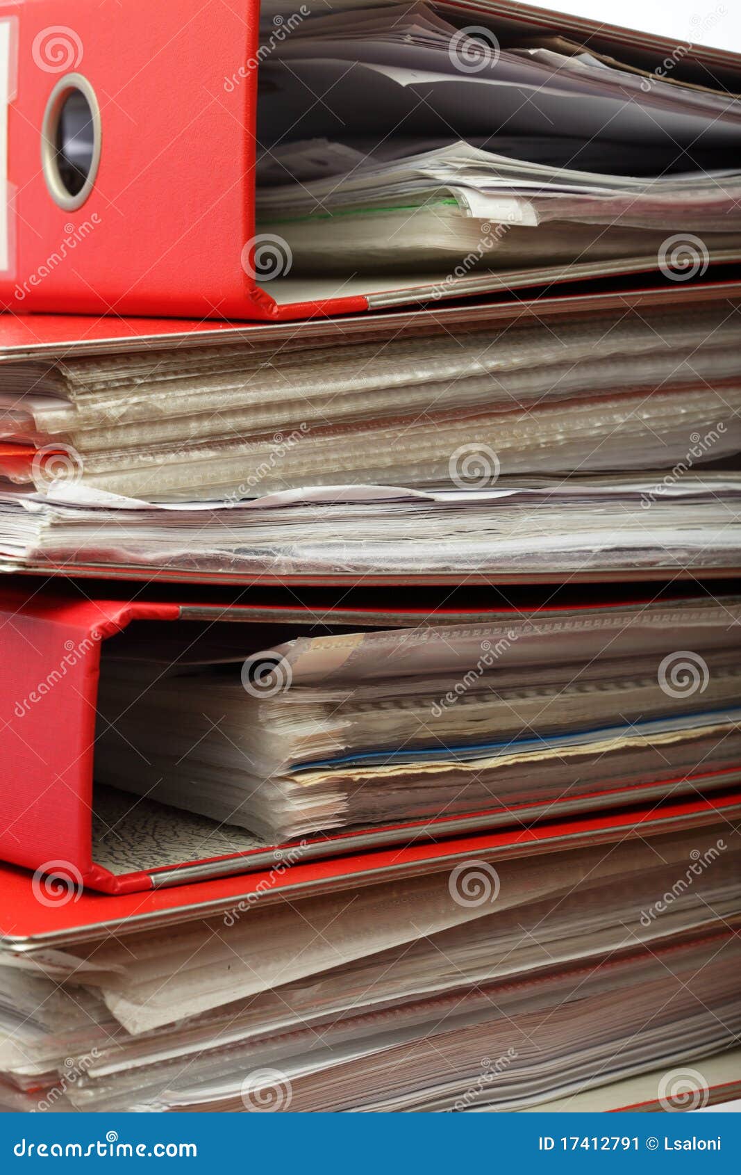 Stack Red File Office Folder Stock Image - Image of desktop, business ...