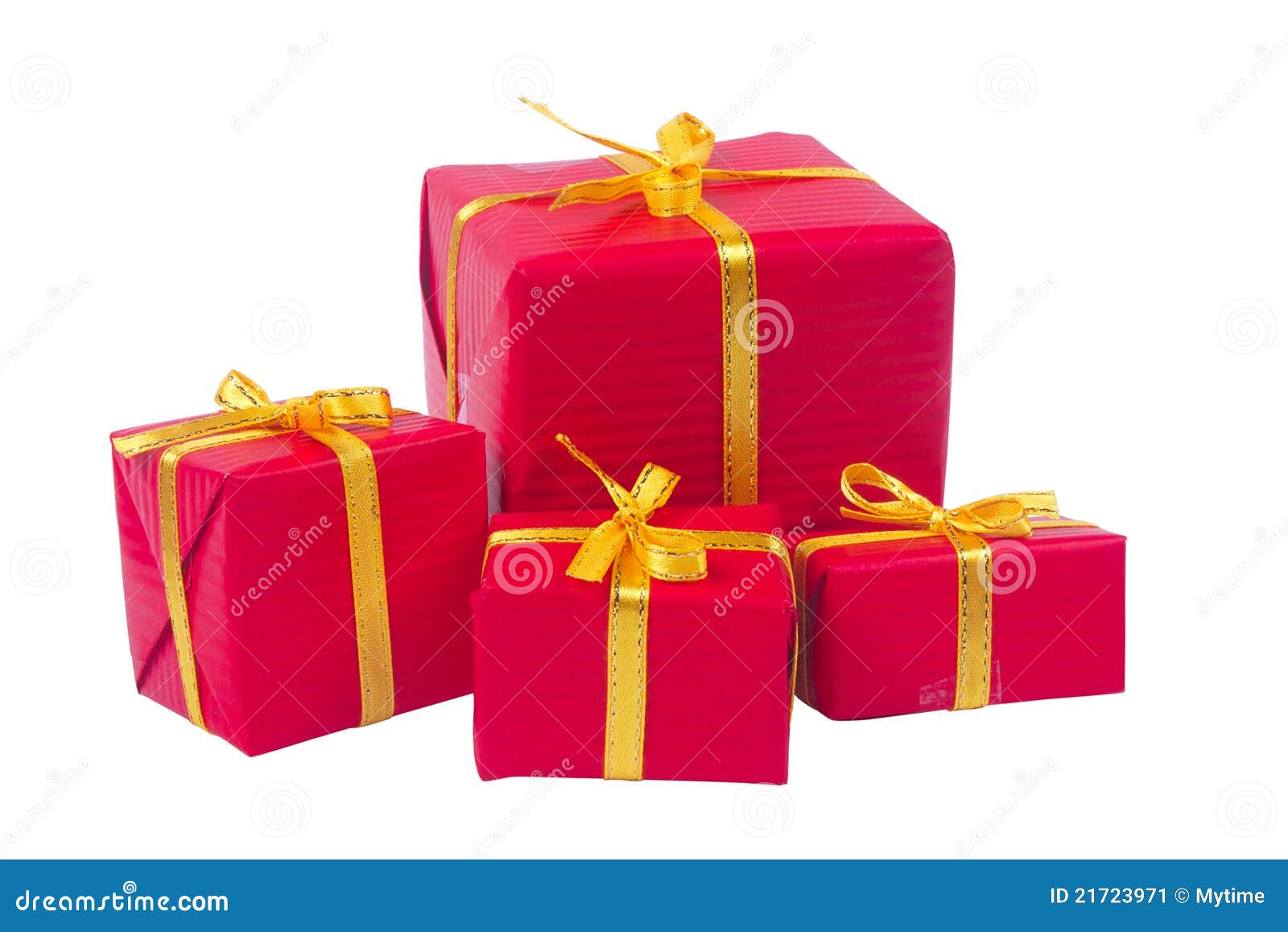 Stack of red gift boxes stock image. Image of present - 21723971