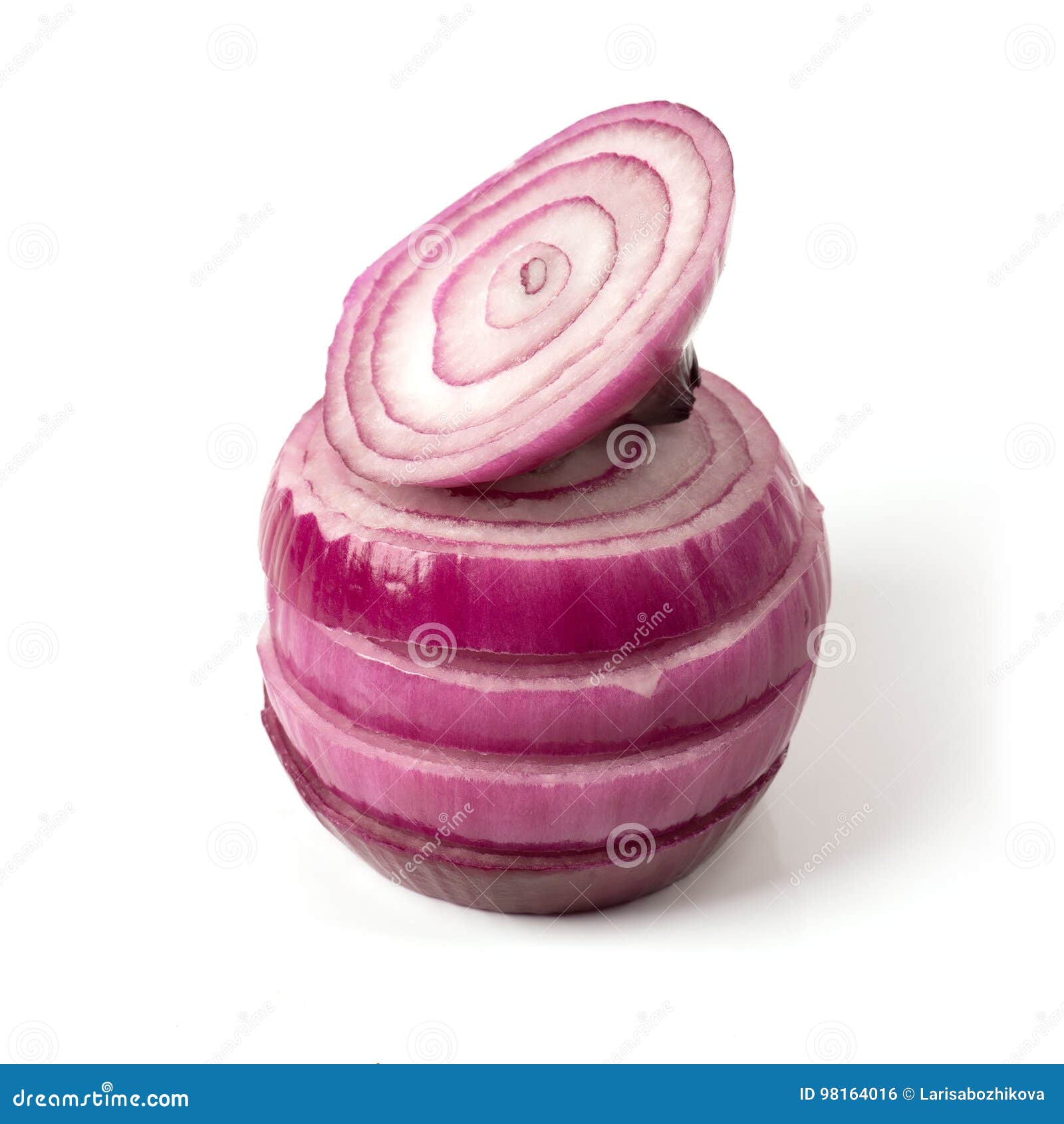 Stack of Red onion stock photo. Image of food, sliced - 98164016