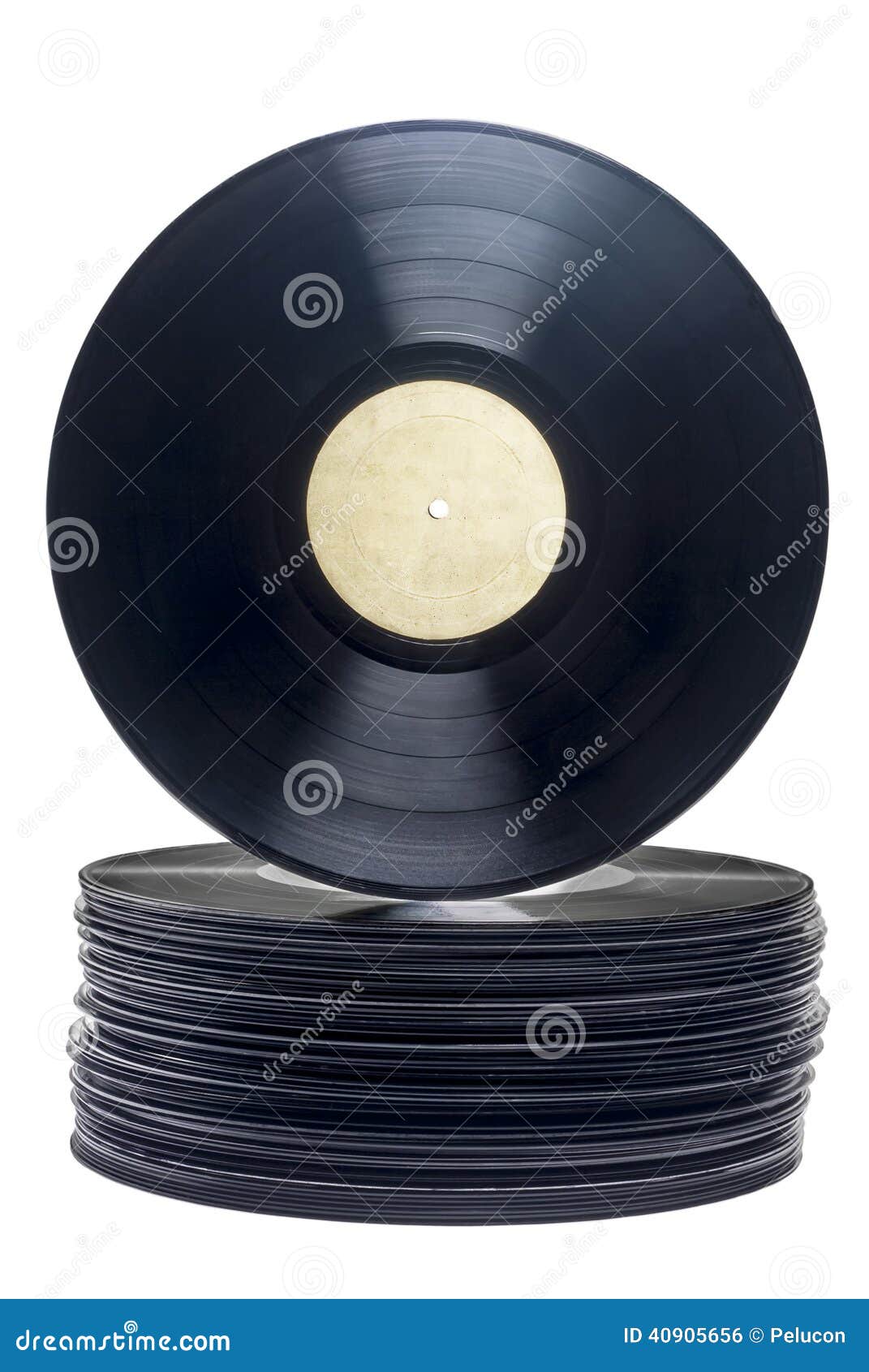 Stack of Retro Vinyl Long Play Records Stock Photo - Image of long ...