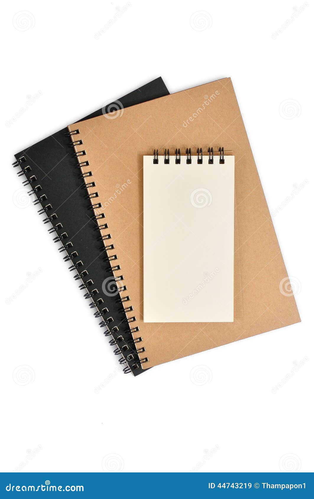 Stack of Ring Binder Book or Notebook Isolated on White Stock Image ...