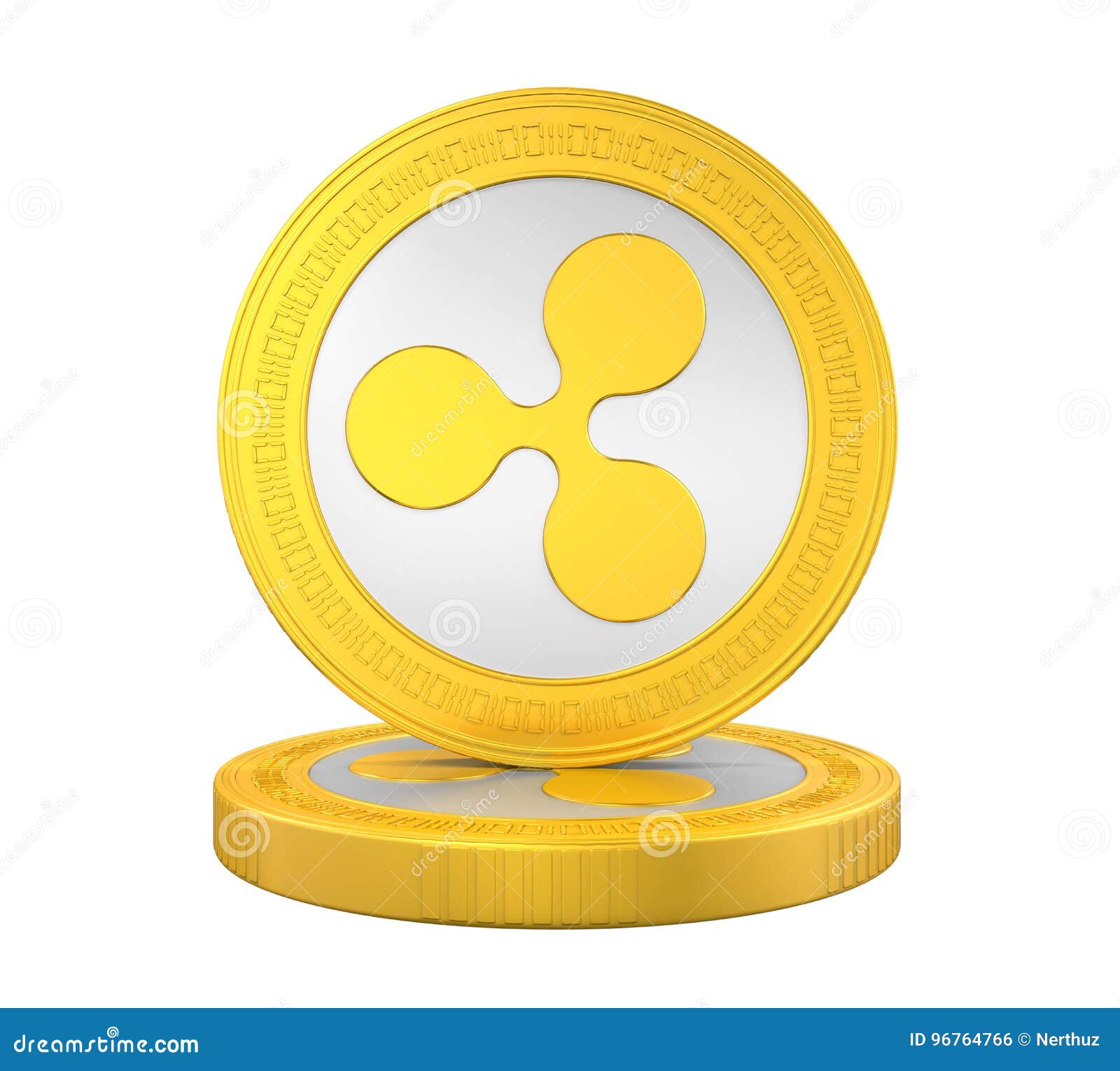 Stack of Ripple Coins Isolated Editorial Photo - Illustration of ...