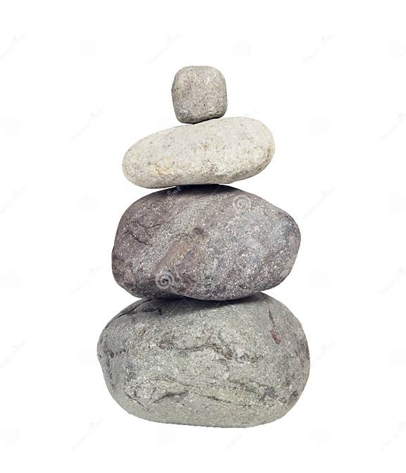 Stack of River Rocks, Cairn Stock Photo - Image of pile, cairn: 13361762