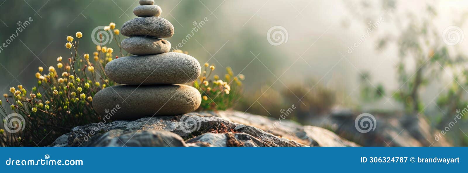 Stack of Rocks on Pile of Rocks Stock Illustration - Illustration of ...