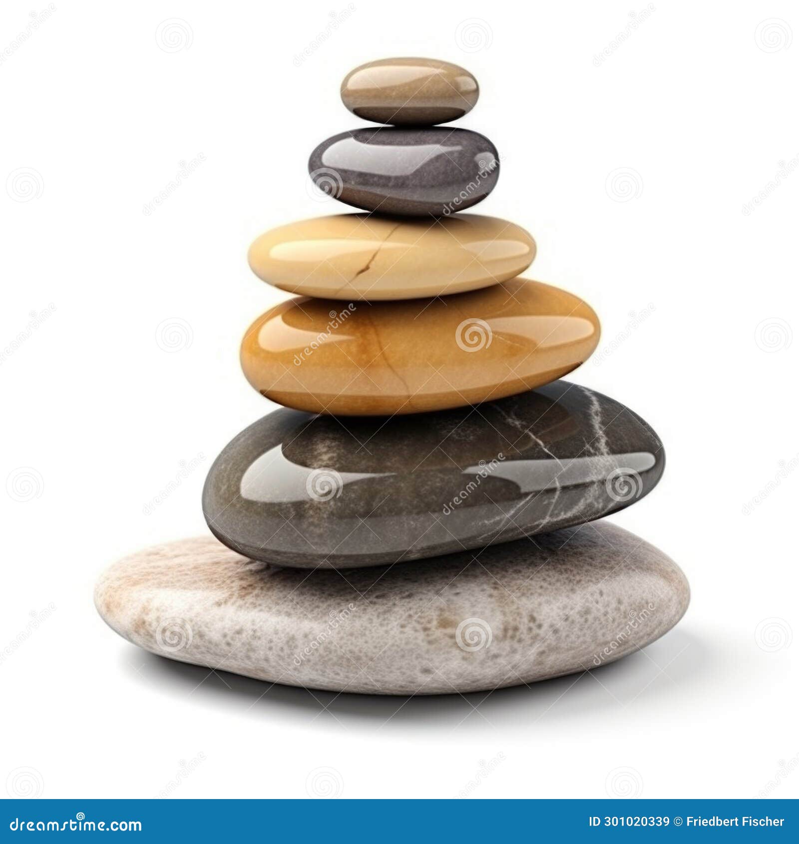 A Stack of Rocks Sitting on Top of Each Other, Zen Pyramide Made of ...
