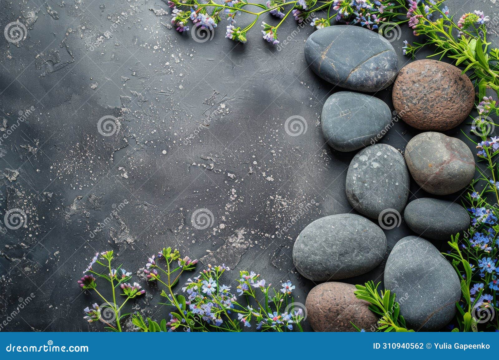Stack of Rocks on Water stock photo. Image of floating - 310940562