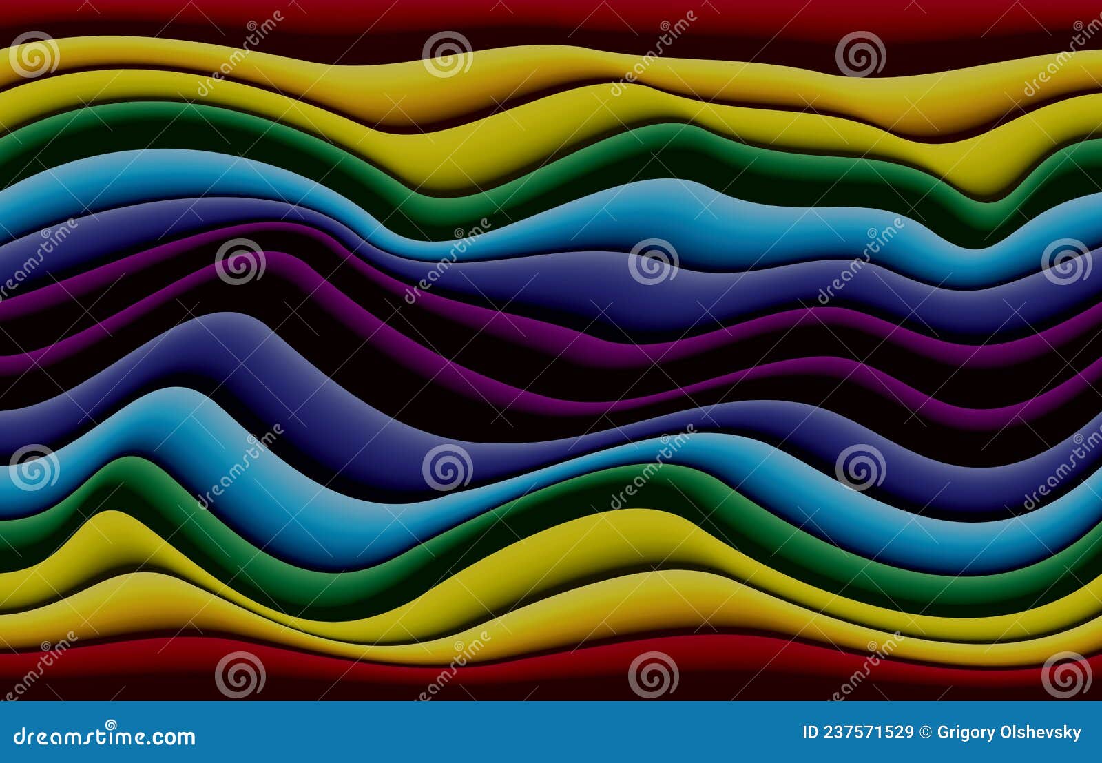 Rolls Of Multi-colored Fabrics With Various Patterns And Designs ...