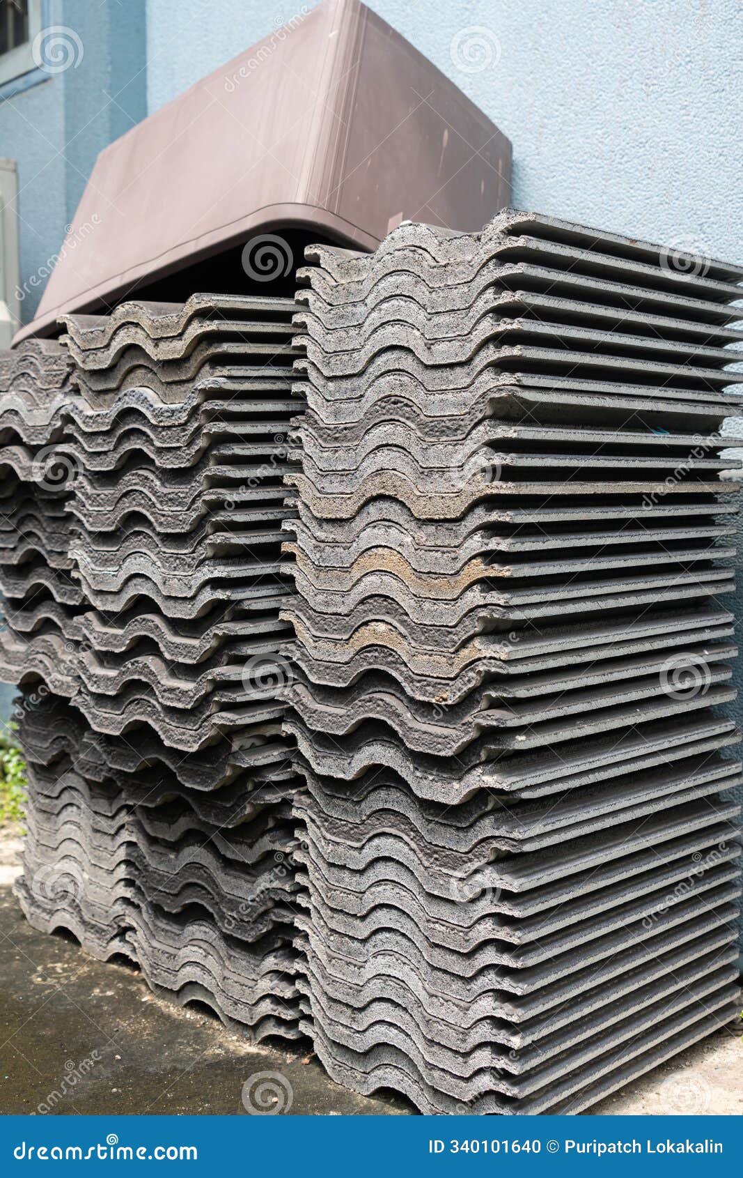 Stack of roof tiles stock photo. Image of macro, stack - 340101640