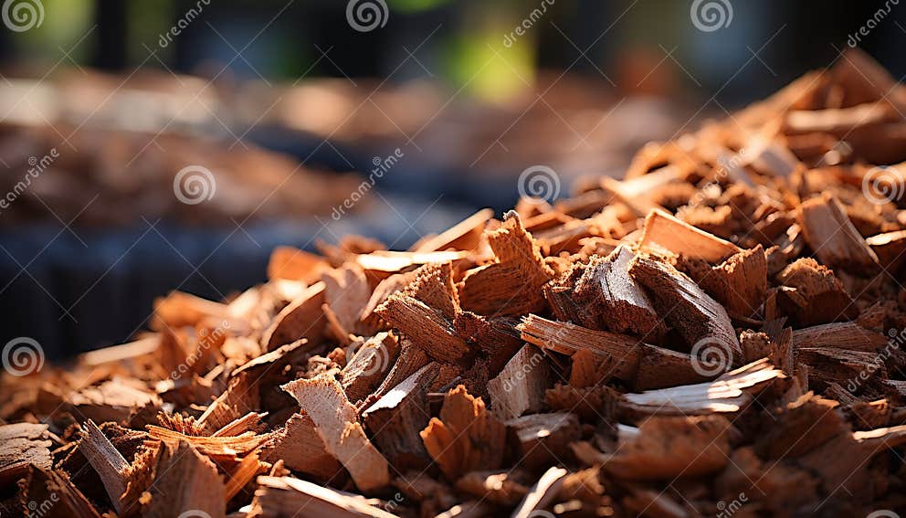 Stack of Rough Wood Planks in a Carpentry Workshop Generated by AI ...