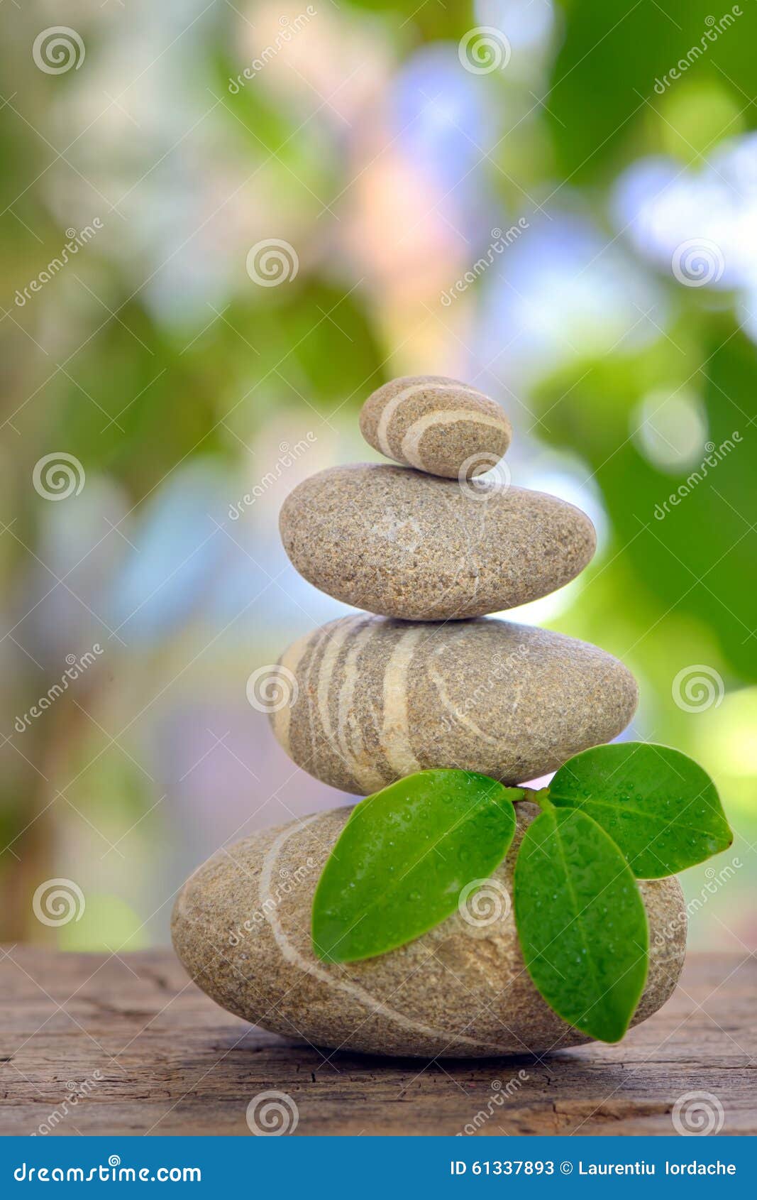 Stack of Round Smooth Stones Stock Image - Image of mineral ...