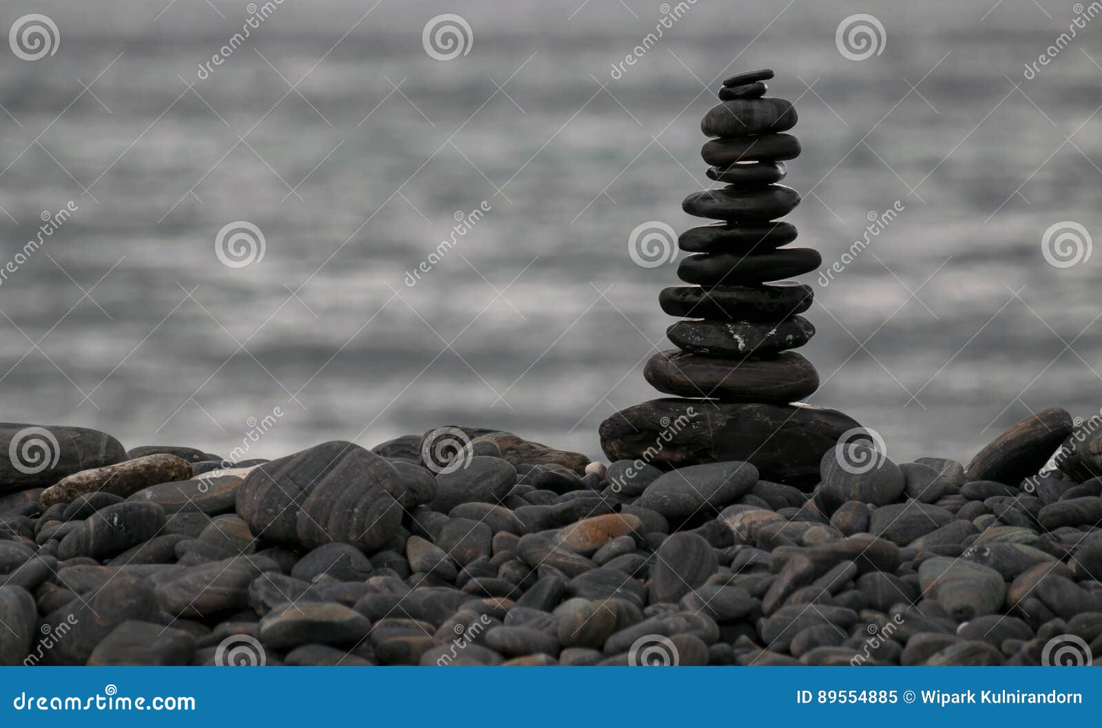 Stack of round stones. stock image. Image of nature, round - 89554885