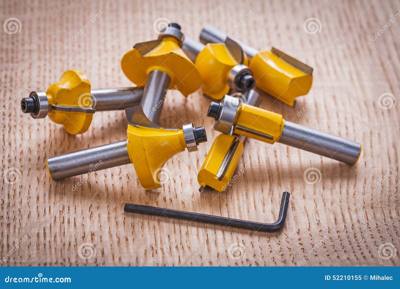 Stack of Roundover Router Bits for Woodworking on Stock Image - Image ...