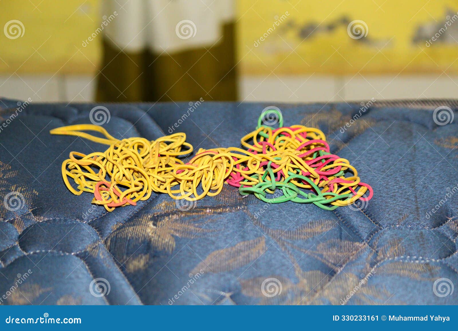 Stack the Rubber Band on a Base Stock Image - Image of food, beads ...