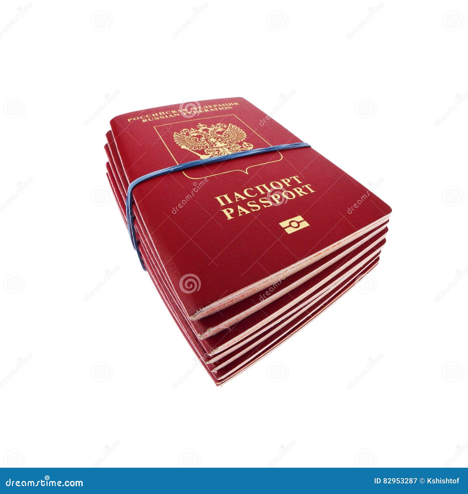 Stack of russian passports stock image. Image of isolated - 82953287