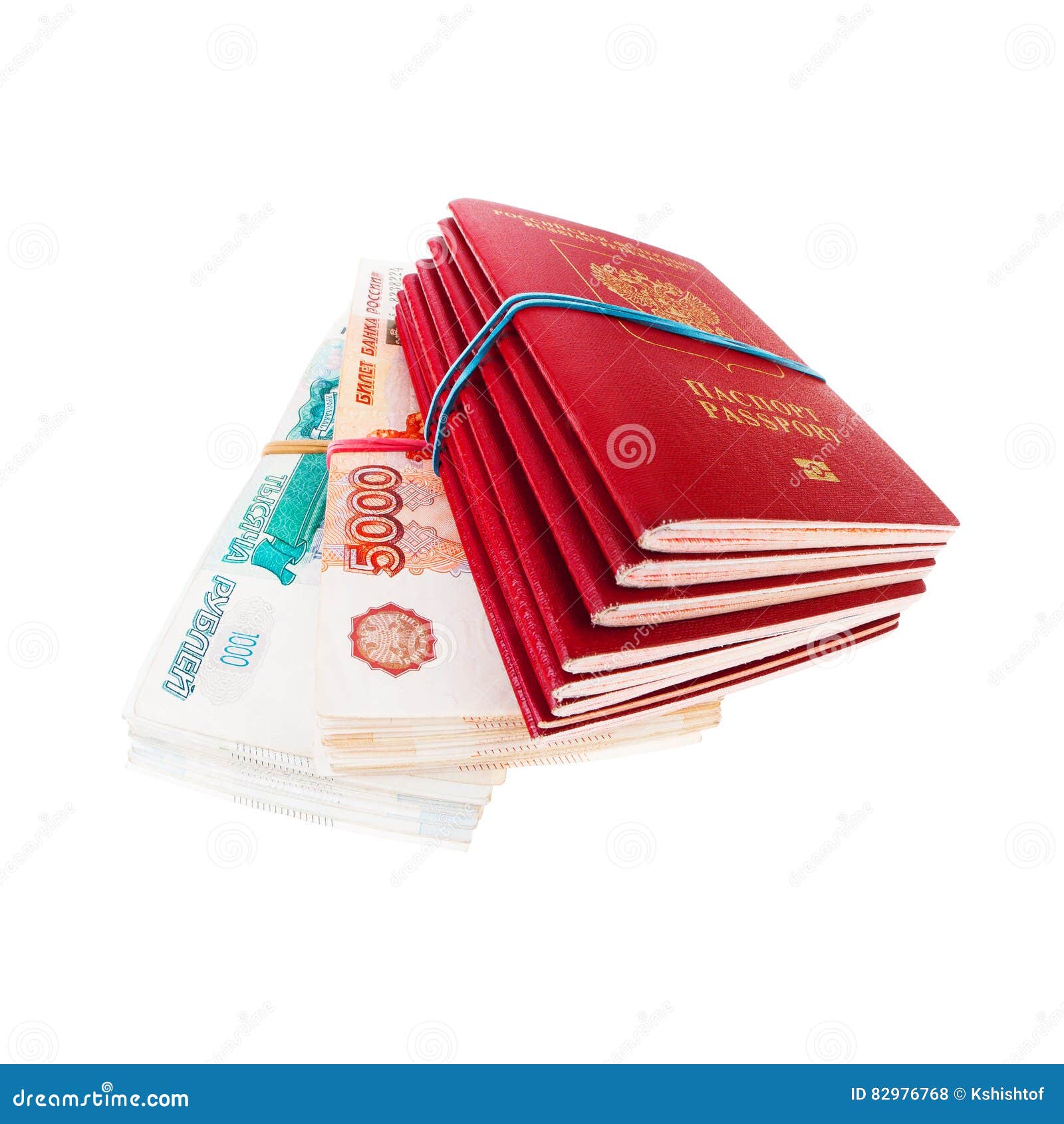 Stack Of Passports On World Map Stock Photo | CartoonDealer.com #321743730