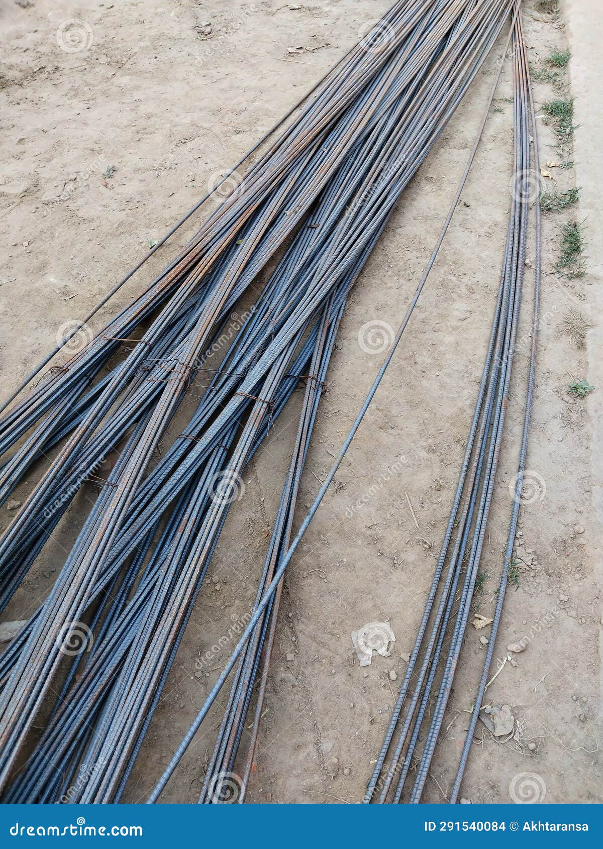 Stack of Rusty Iron Rods or Bars Stock Photo - Image of iron, stack ...