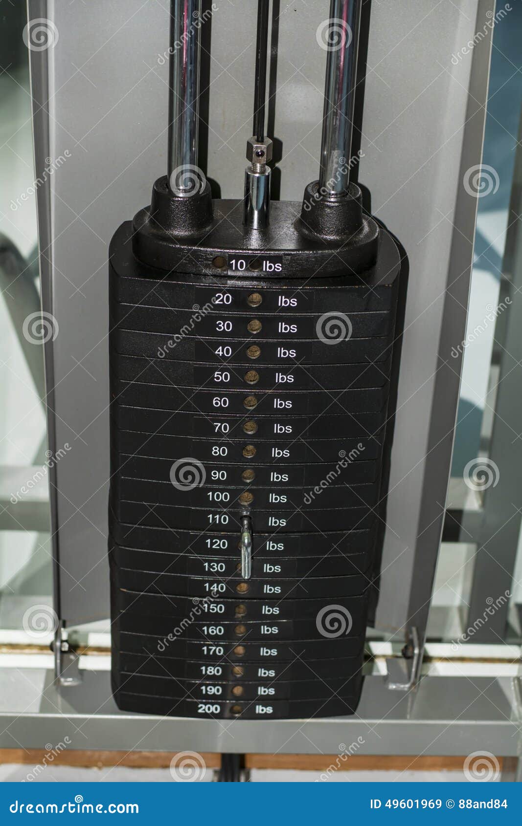 Stack of Rusty Metal Weights in Gym Bodybuilding Equipment Stock Image ...
