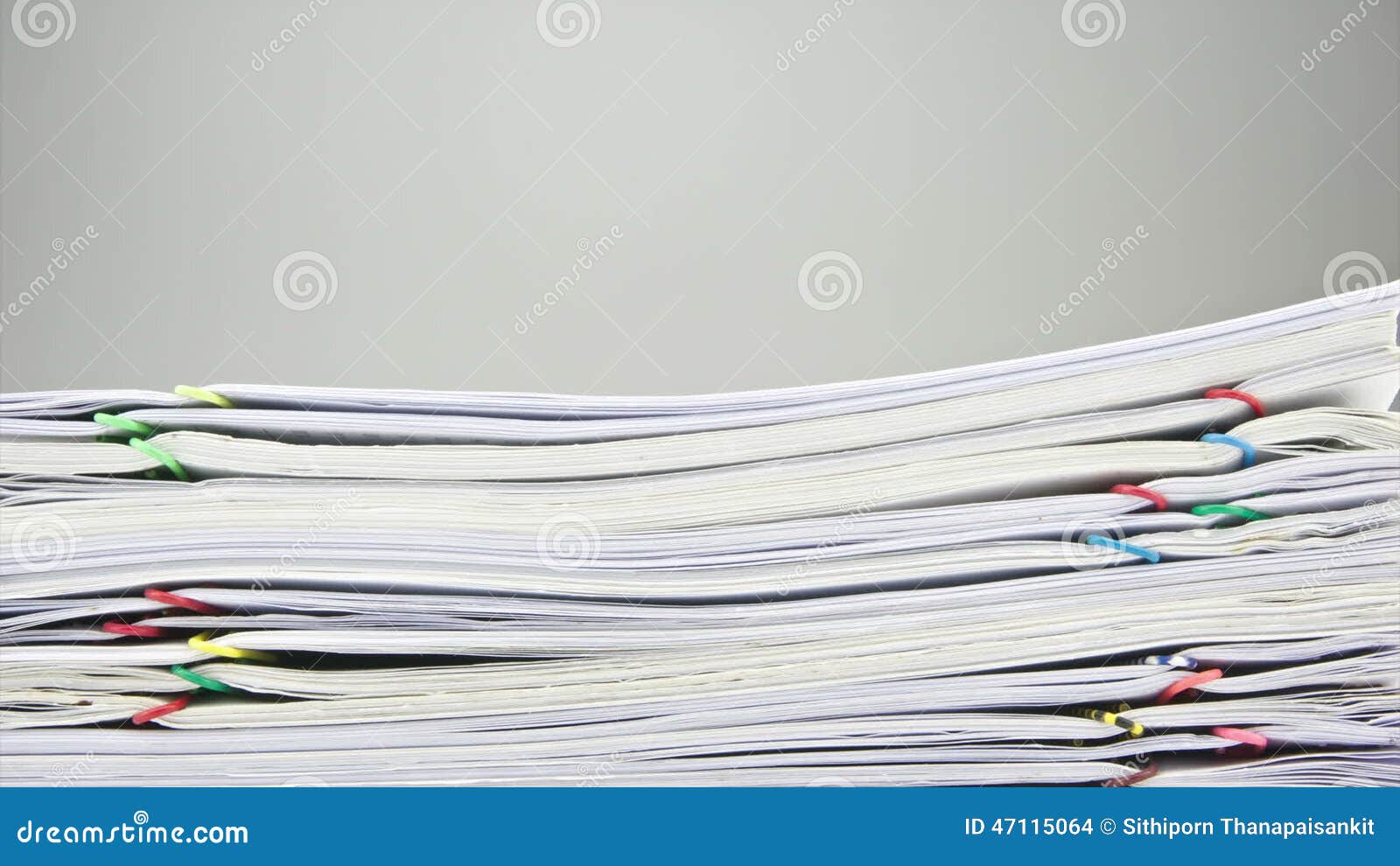 Stack of Sales and Receipt Overload on Table Time Lapse Stock Footage ...