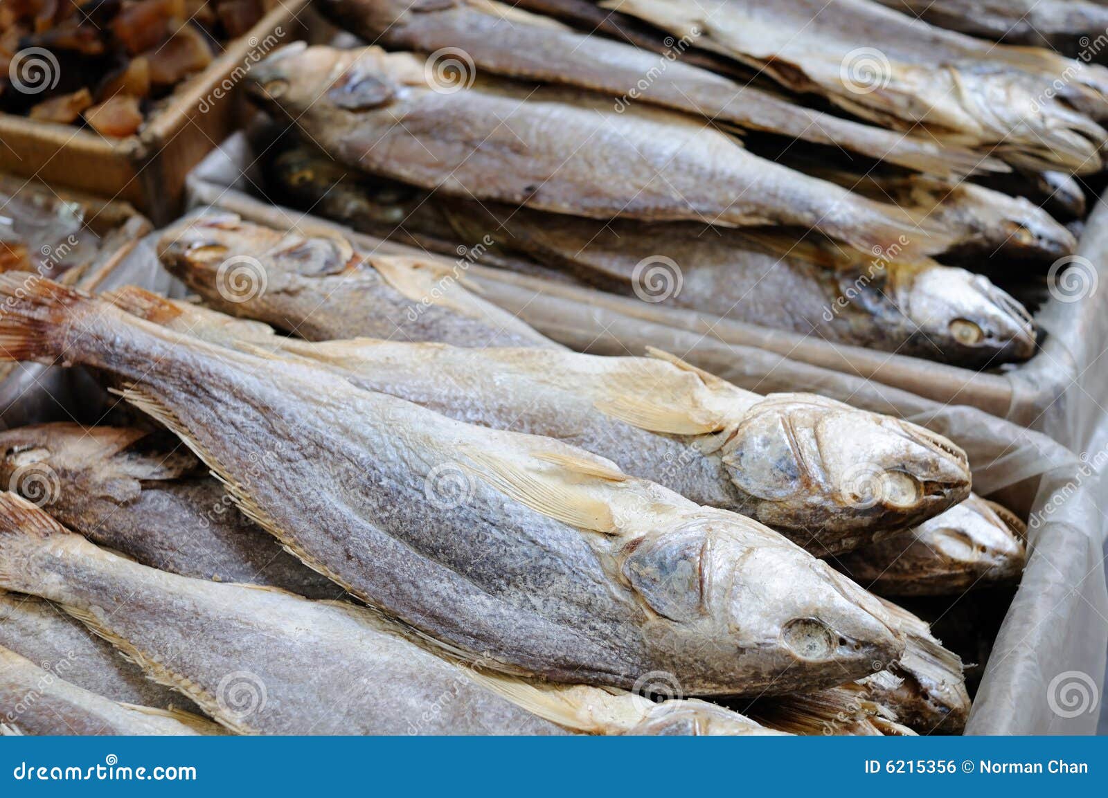Stack of salted fish stock photo. Image of closeup, traditional - 6215356