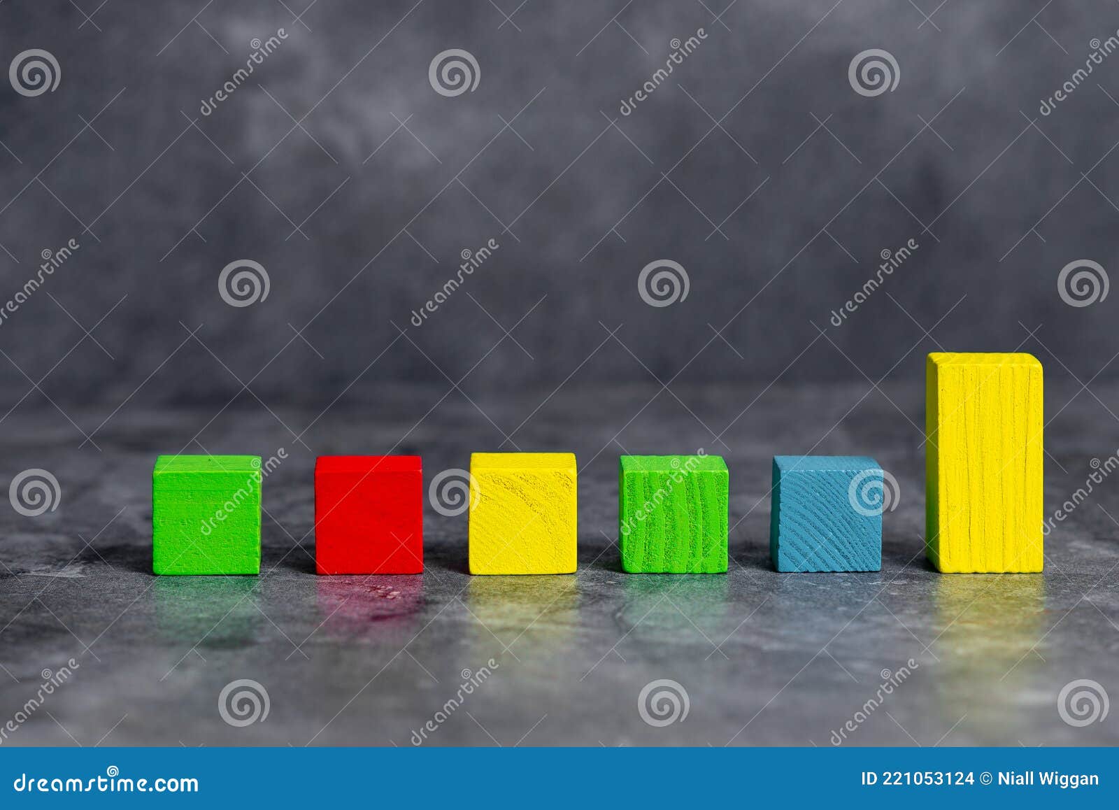 Sample Cube Rectangular Boxes Polished with Multi-Colour Symbolizing ...
