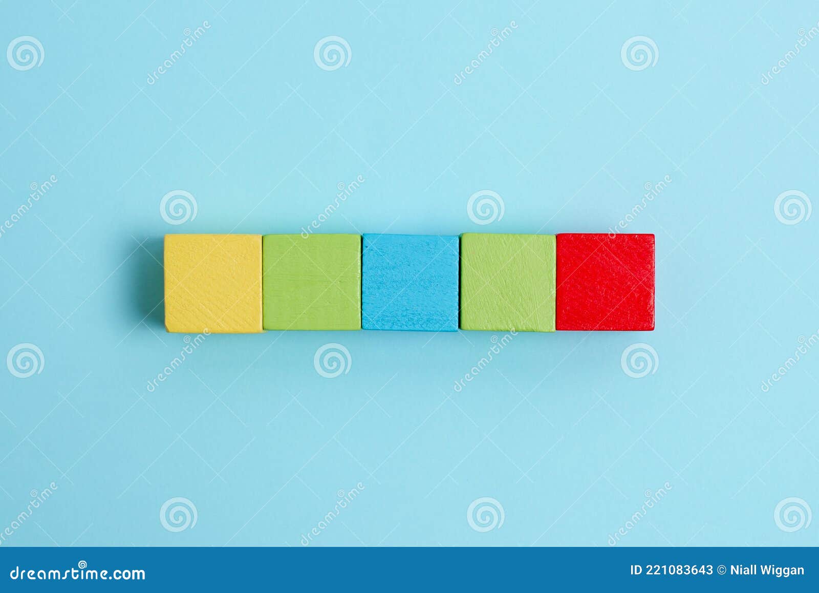 Sample Cube Rectangular Boxes Polished with Multi-Colour Symbolizing ...