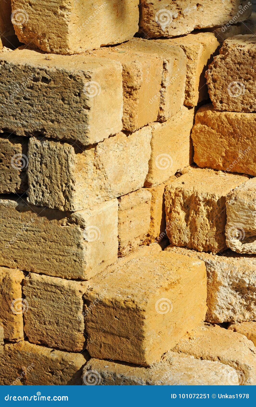 Stack of sandstone brick stock image. Image of ecological - 101072251