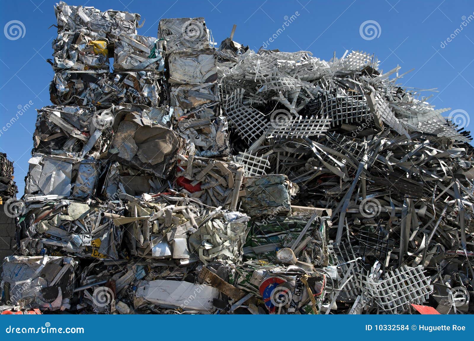 Stack scrap metal stock photo. Image of recycle, conservation - 10332584