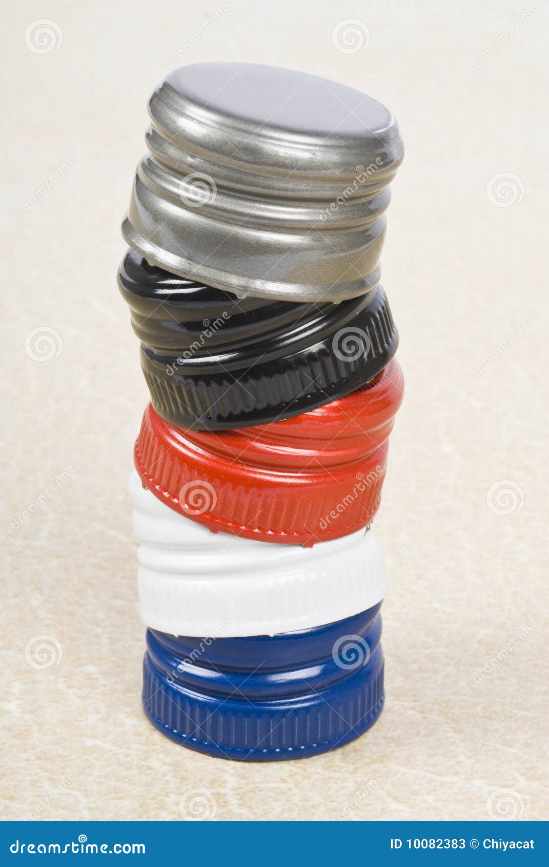 Stack of Caps stock image. Image of gray, wine, stopper - 10082383