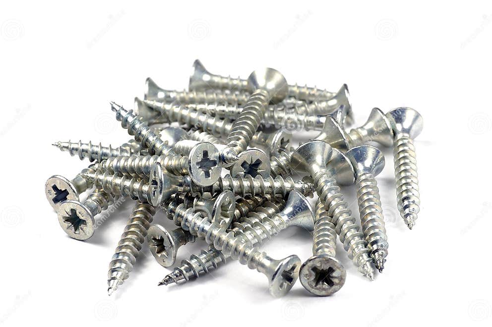 Stack of Screws stock photo. Image of objects, pointed - 193984
