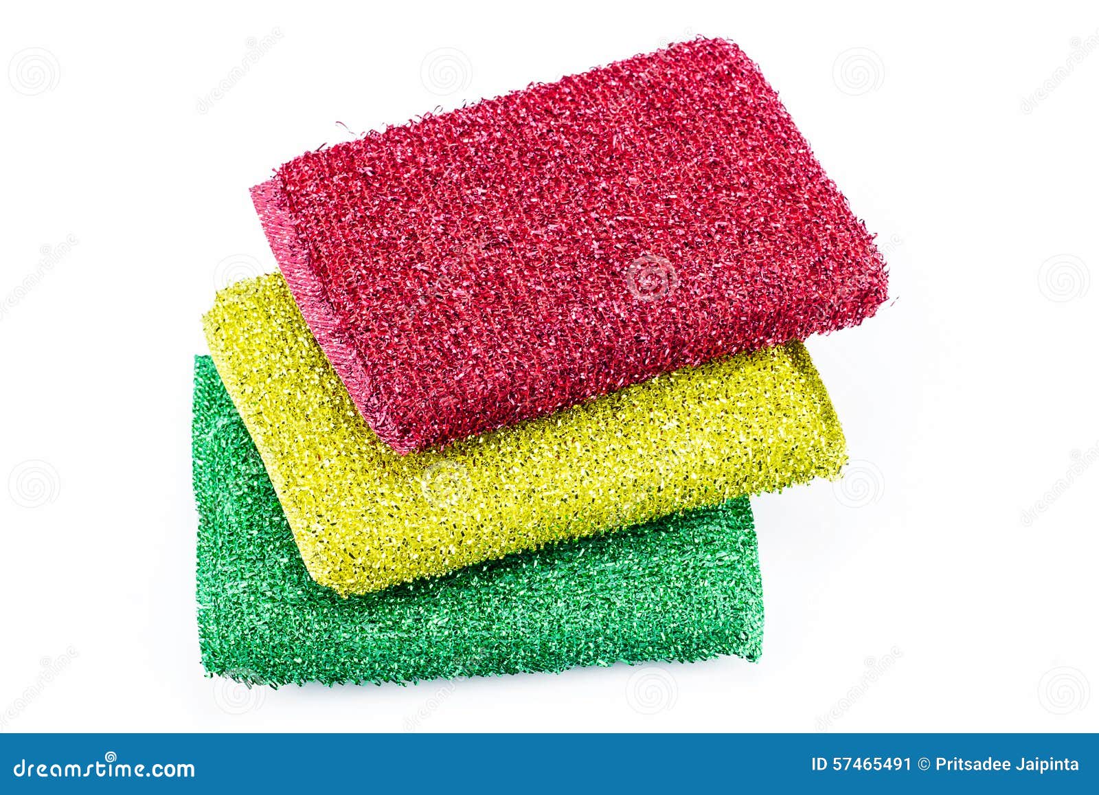 Sponges For Washing Dishes On Isolate White Background, Sponges For ...