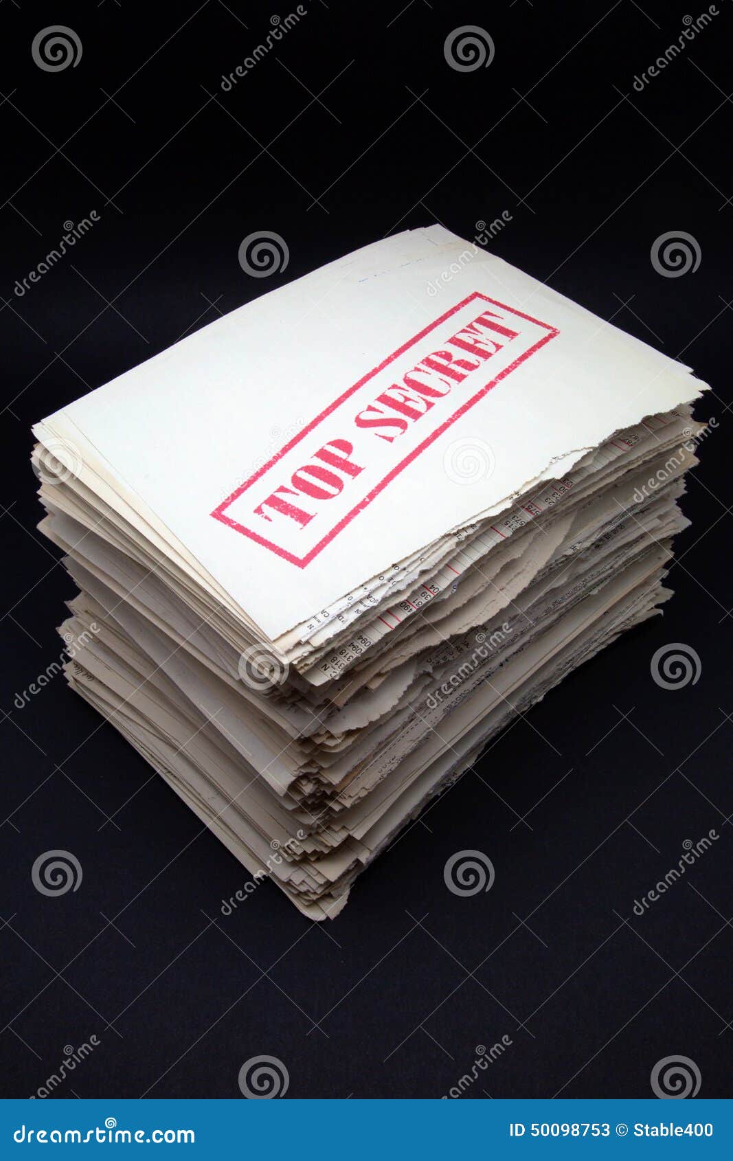 Stack of secret documents stock image. Image of stamp - 50098753