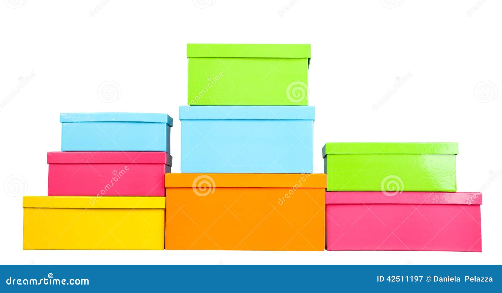 Stack of several boxes stock image. Image of conceptual - 42511197