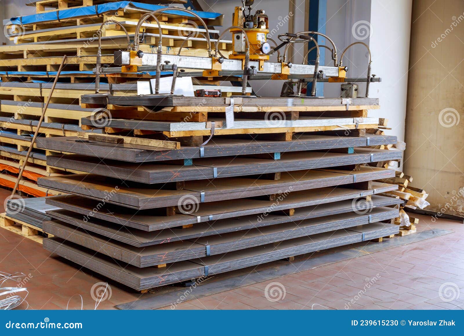 Stack of Sheet Metal of Different Thickness Stacked on Top of Each ...